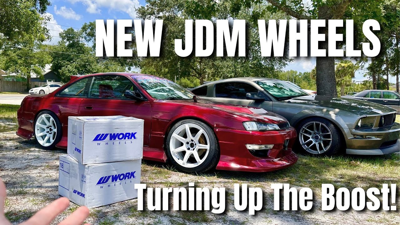 My First Set Of Real JDM Wheels! + Turning Up The Boost - YouTube
