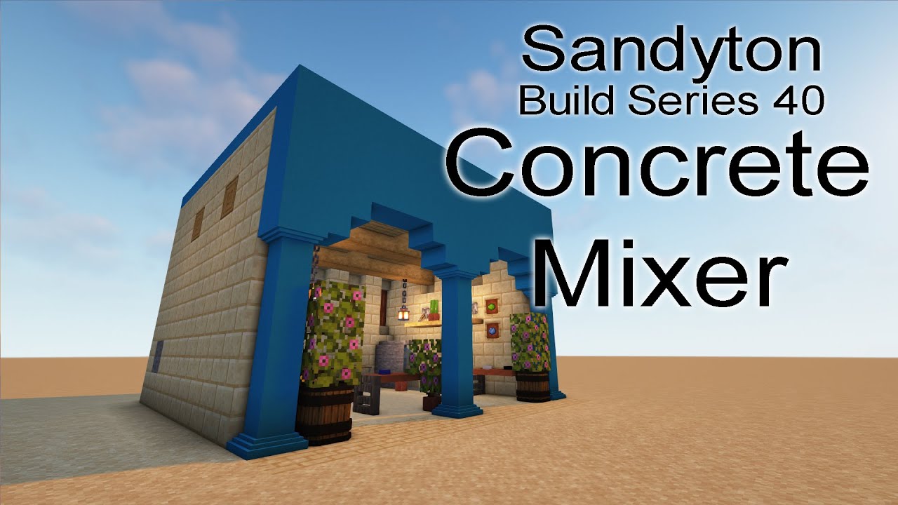 Modded Minecraft Minecolonies: Sandyton Build Series 40 - The Concrete ...