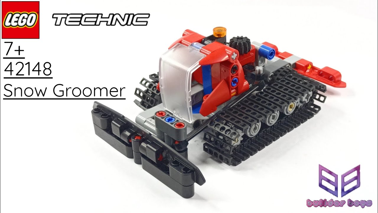 LEGO Technic Snow Groomer (Part 1) 42148 Speedbuild - YouTube