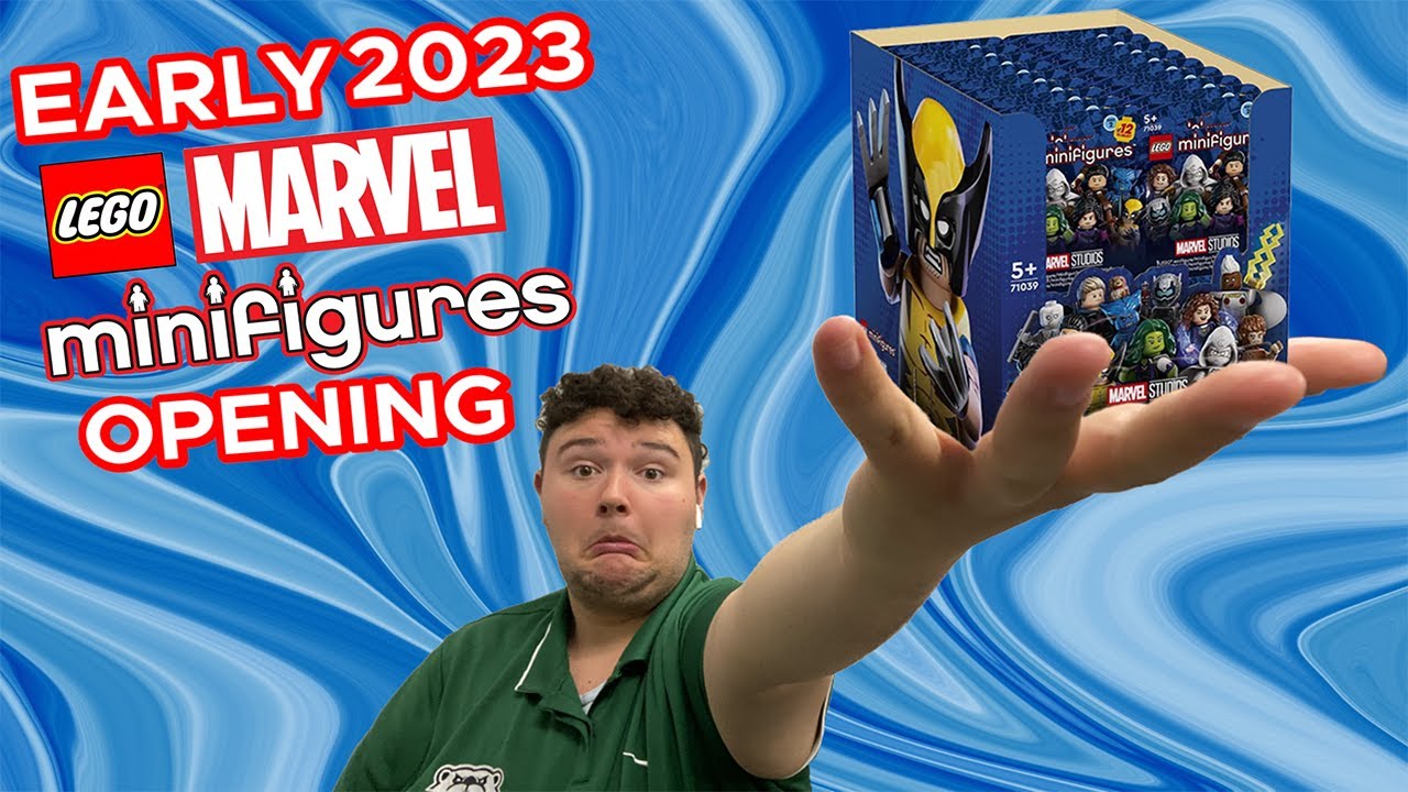 Early 2023 LEGO MARVEL Minifigures Series 2 FULL BOX OPENING - YouTube