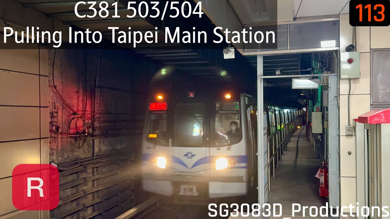 [TRTC][Unique Exterior] Kawasaki-TRSC C381 [503/504] - Pulling Into R10 ...
