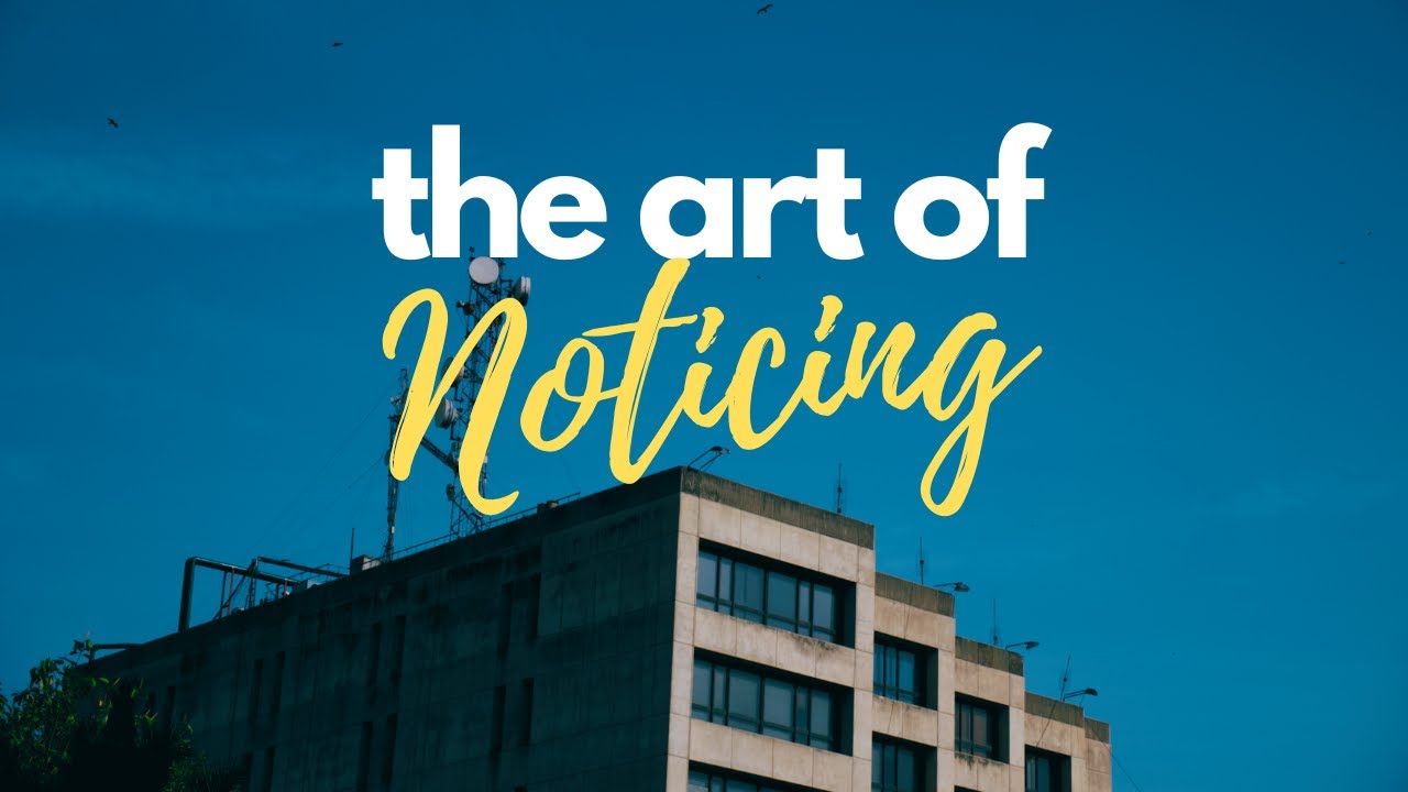 The Art of Noticing | Cinematic | 4K Ultra HD - YouTube