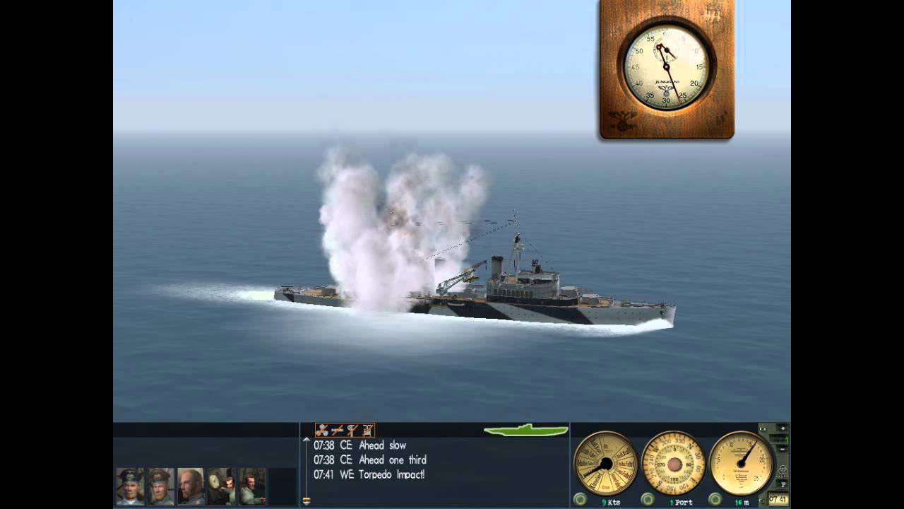 sh3 Fiji Class Light Cruiser torped exprode - YouTube