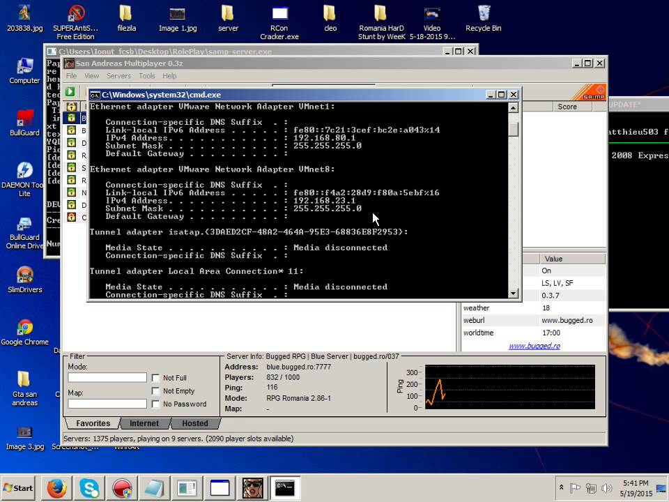 Hack rcon samp - YouTube