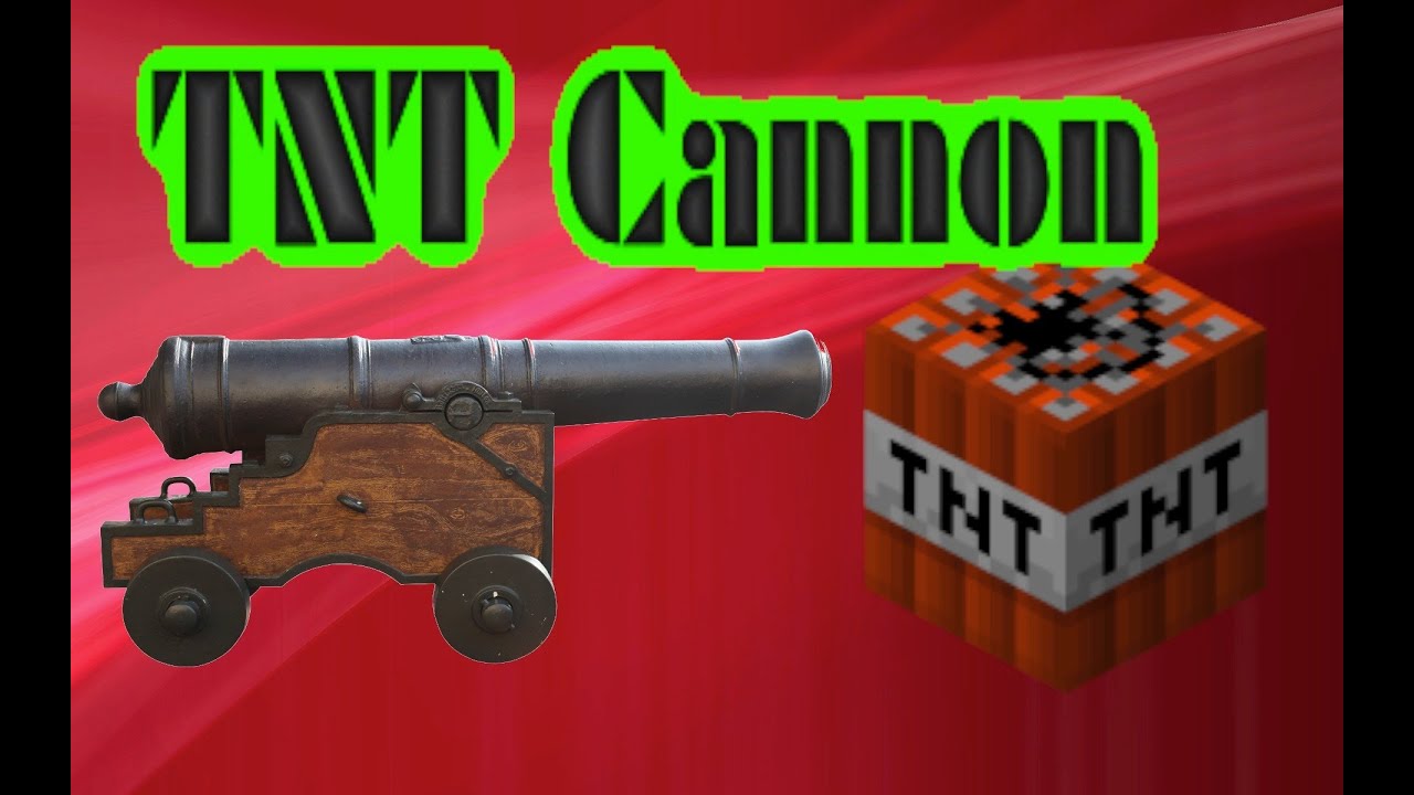 Minecraft Pocket Edition How To Make a TNT Cannon (tutorial) - YouTube