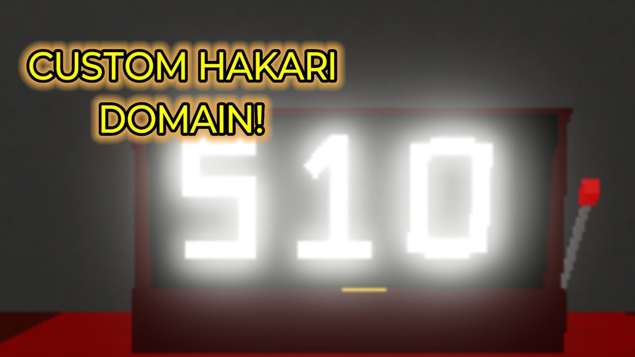 Making a CUSTOM HAKARI DOMAIN in JUJUTSU SHENANIGANS! - YouTube