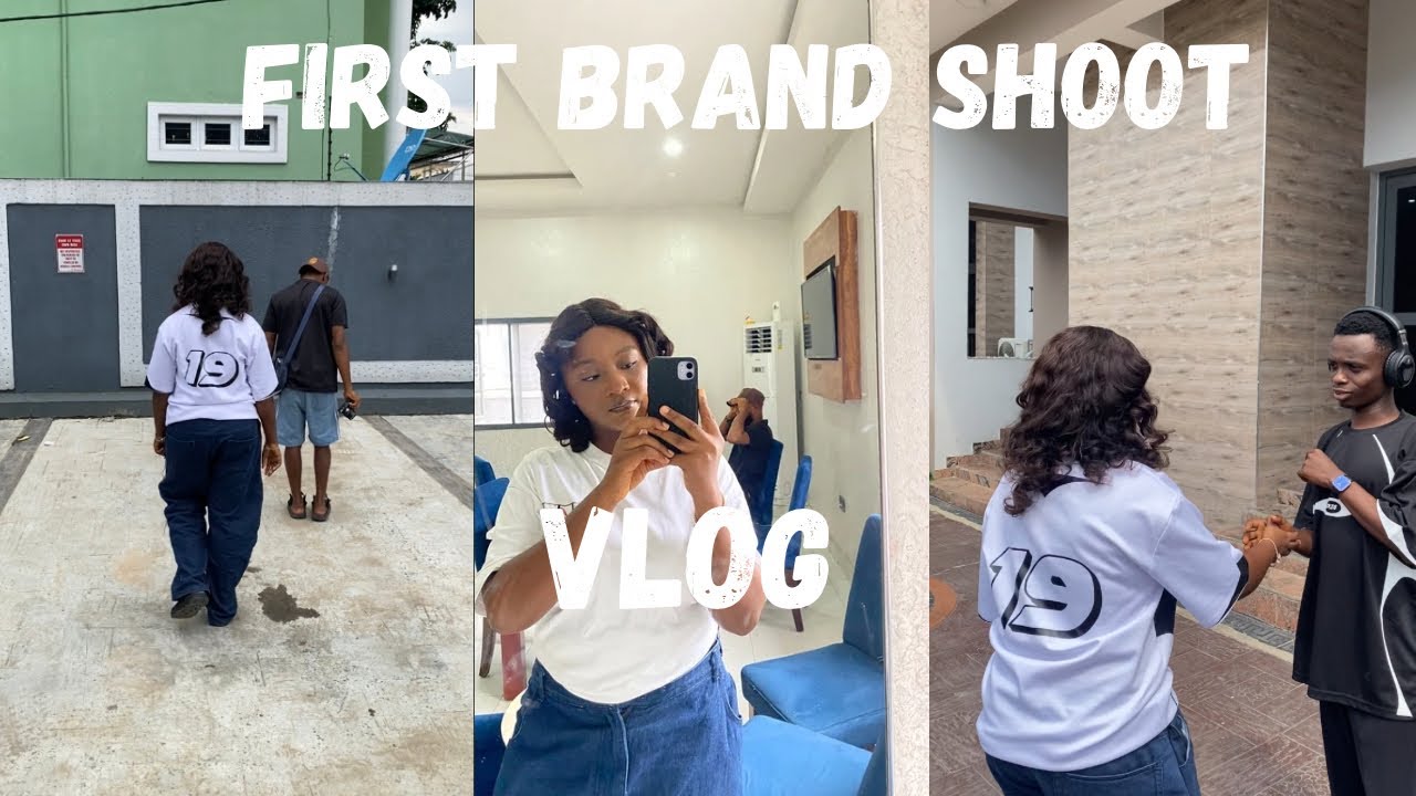 VLOG: MY FIRST BRAND SHOOT WITH DIG OFFICIAL - YouTube
