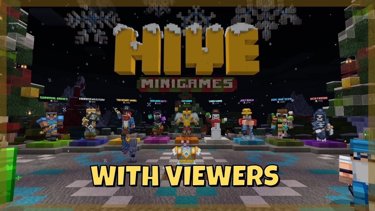 Minecraft Hive Server With Viewers - YouTube
