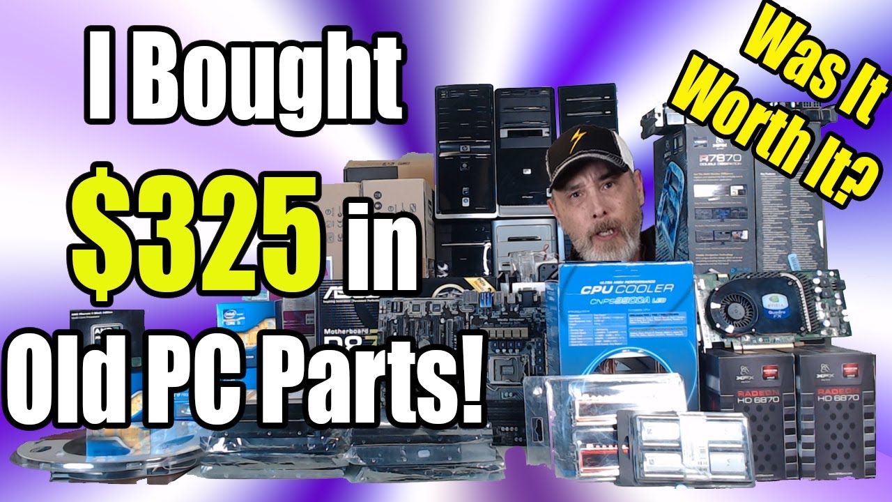 I Spent More Than $300 on Old PCs and PC Parts! - YouTube