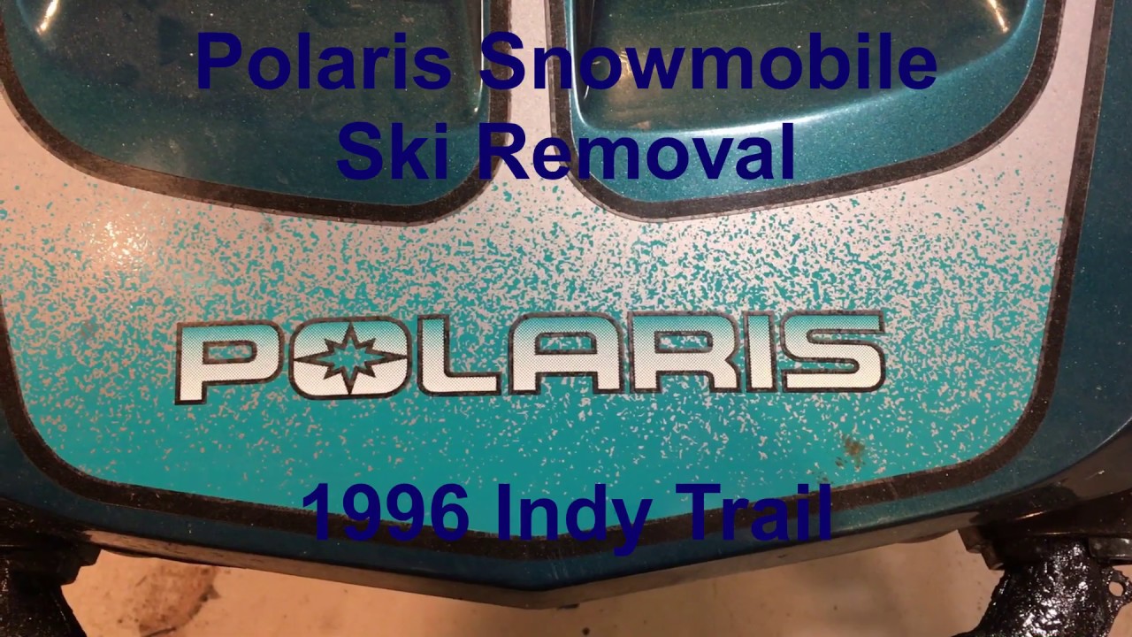 Ski Removal Polaris Snowmobile - YouTube