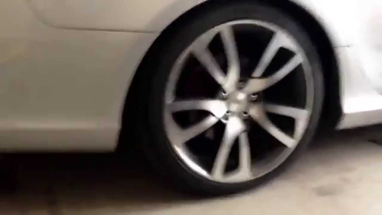 Lowered fg xr6 ford falcon... 19 inch typhoon wheels - YouTube