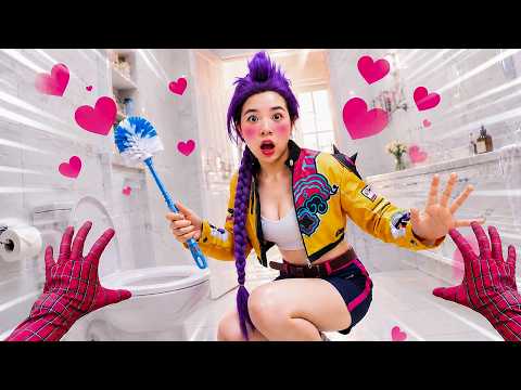 Rumi vs K-POP Girls: The Ultimate Love War for Spider-Man!  | Funny Romantic POV