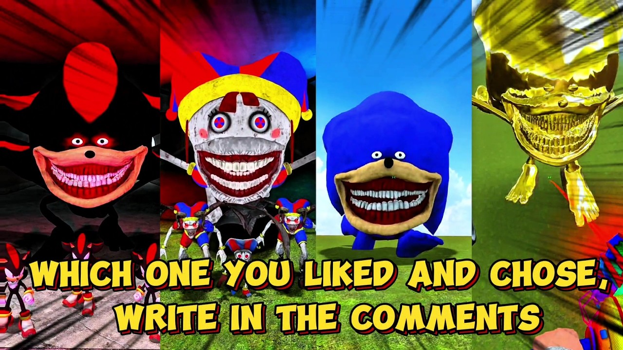 CHOOSE FAVORITE POMNI SONIC SPONGE BOB CATNAP POU TAPES FAMILY ...