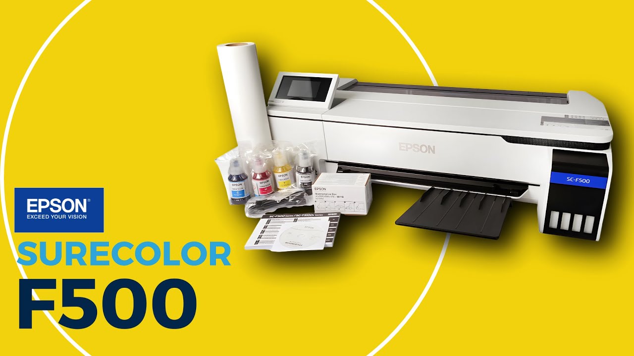 EPSON® Surecolor SC-F500 - YouTube