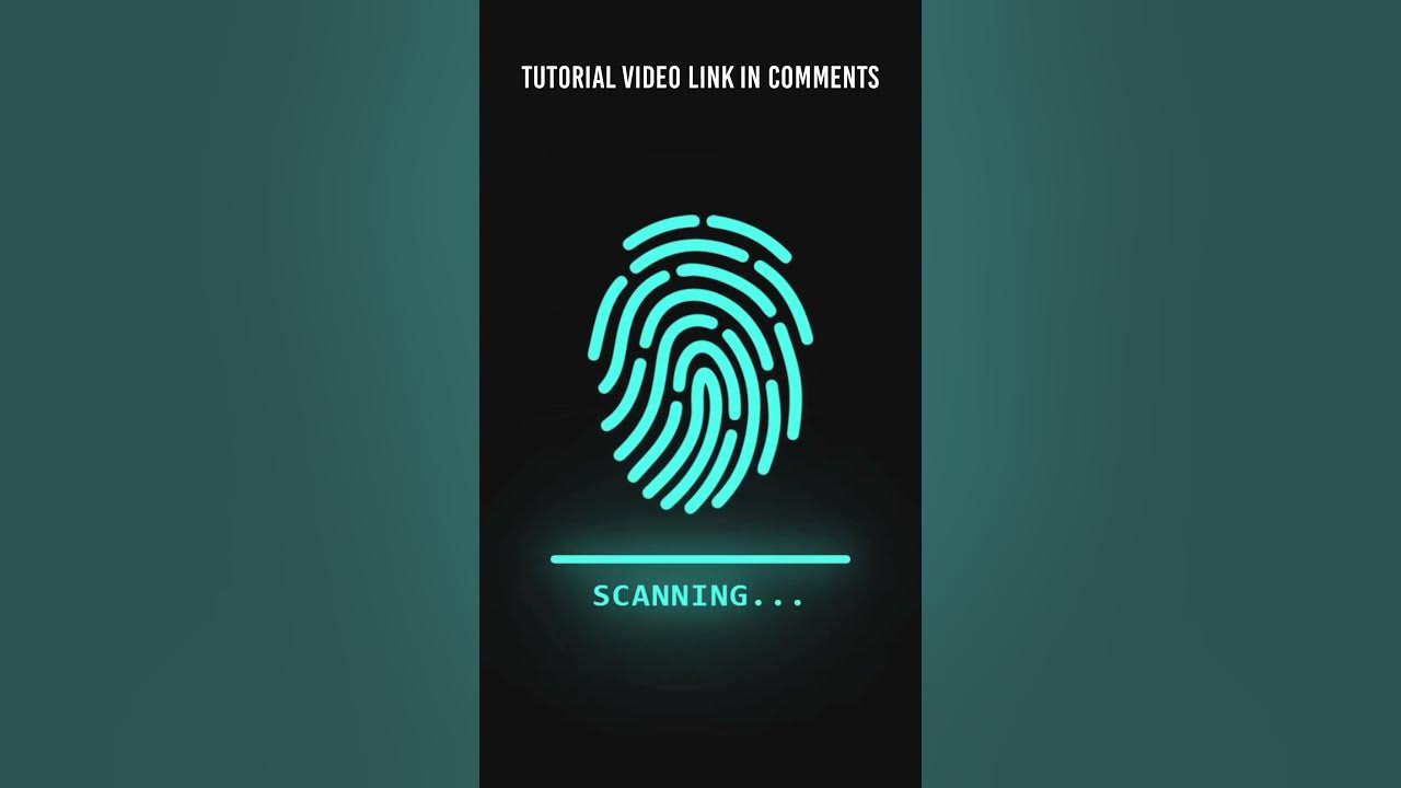 CSS Fingerprint Scanner Animation Effects | Html CSS #shorts - YouTube