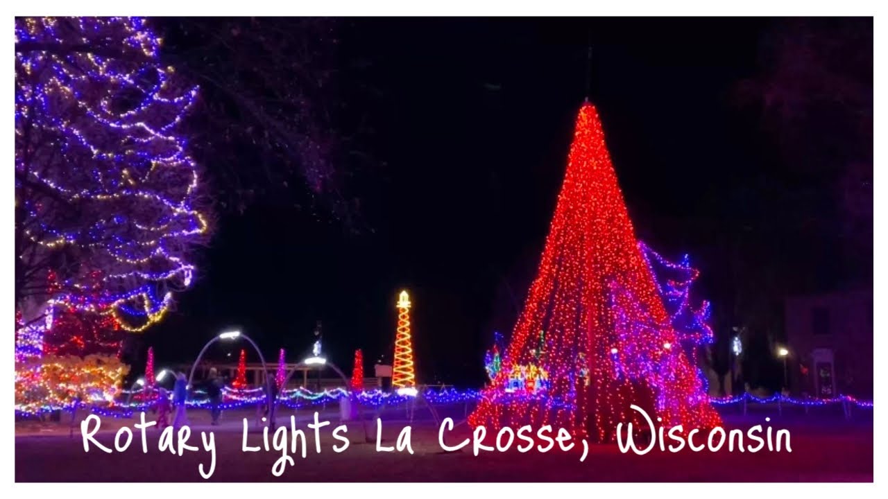 Rotary Lights La Crosse, Wisconsin | Walkthrough | Christmas Lights ...
