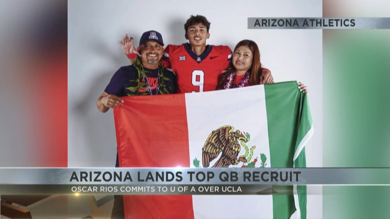 Arizona Football lands 4-star quarterback Oscar Rios - YouTube