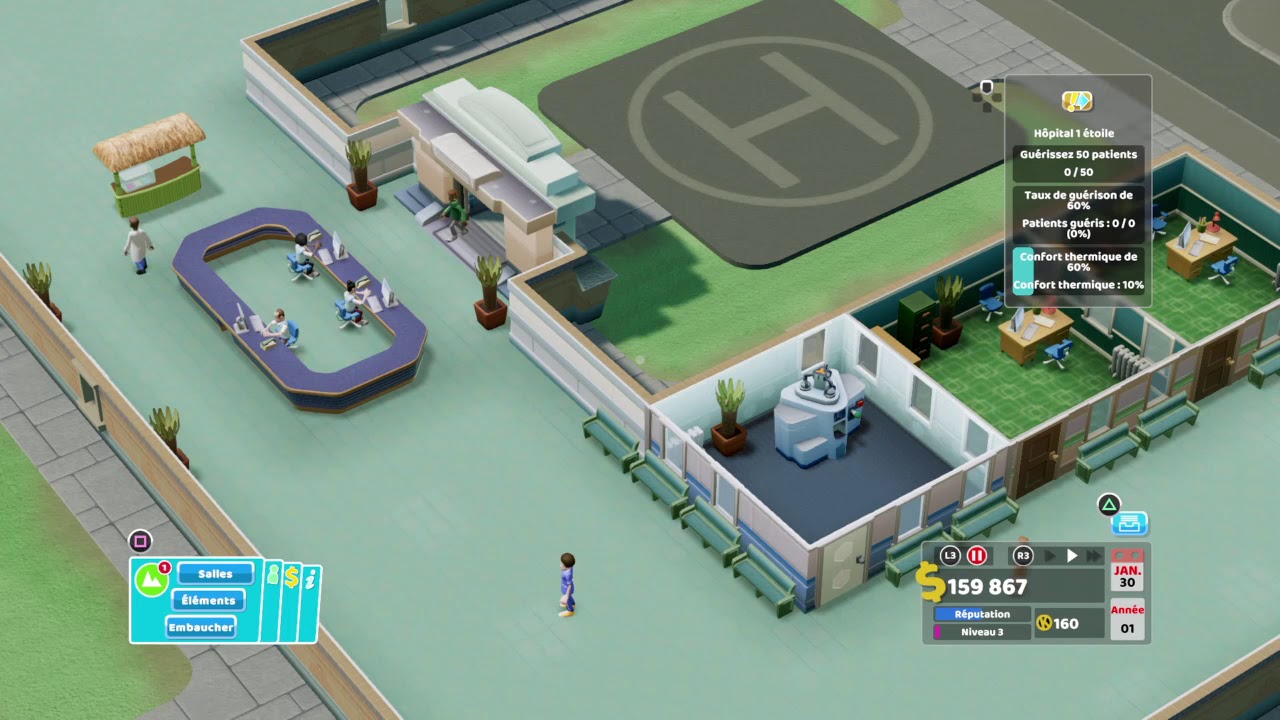 Two Point Hospital #3 - Tumble 3 etoile part 1 - YouTube