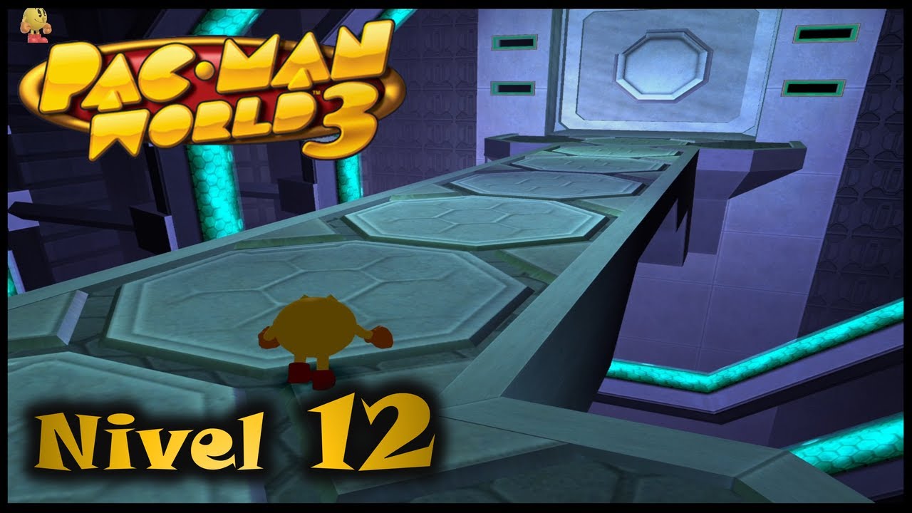 Pac Man World 3 [PS2] ¦ Nivel 12 ¦ Erwin's Fortress ¦ Completo - YouTube