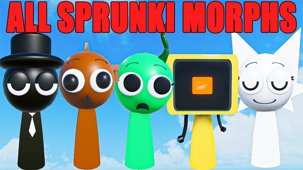 Roblox 3D Sprunki RP and Animations - How to Find ALL Sprunki Morphs and Badges - YouTube
