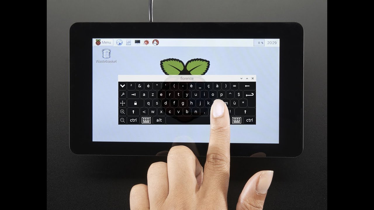 Teclado virtual raspberry (Como instalar) Florence - YouTube