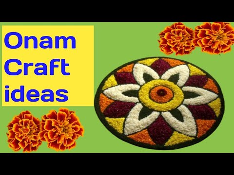 Onam craft ideas// Onam paper boat// Onam special craft - YouTube