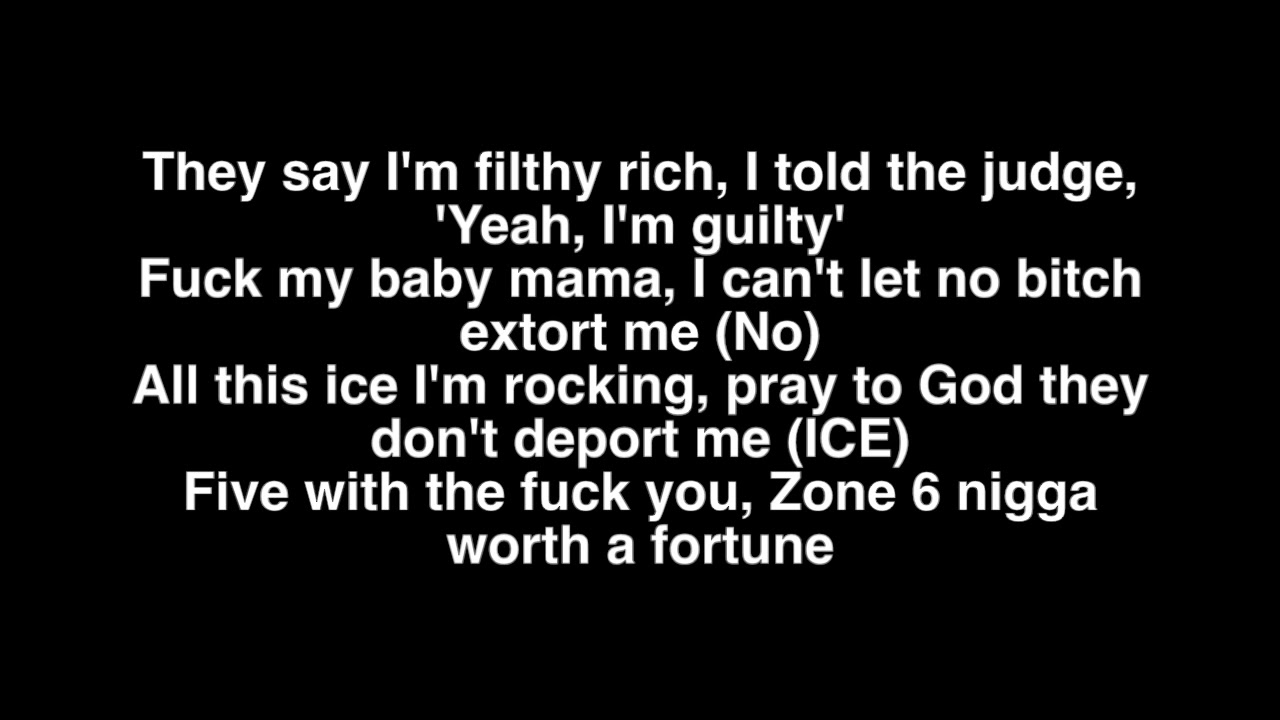 Gucci Mane - ICE (Lyrics) feat. Gunna & Lil Baby - YouTube