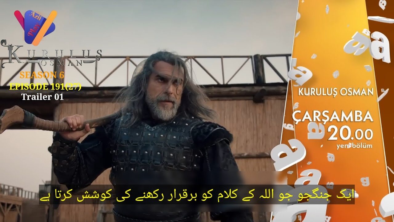 Kuruluş Osman Season 6 Episode 191 Trailer in Urdu Subtitle |Kurulus ...