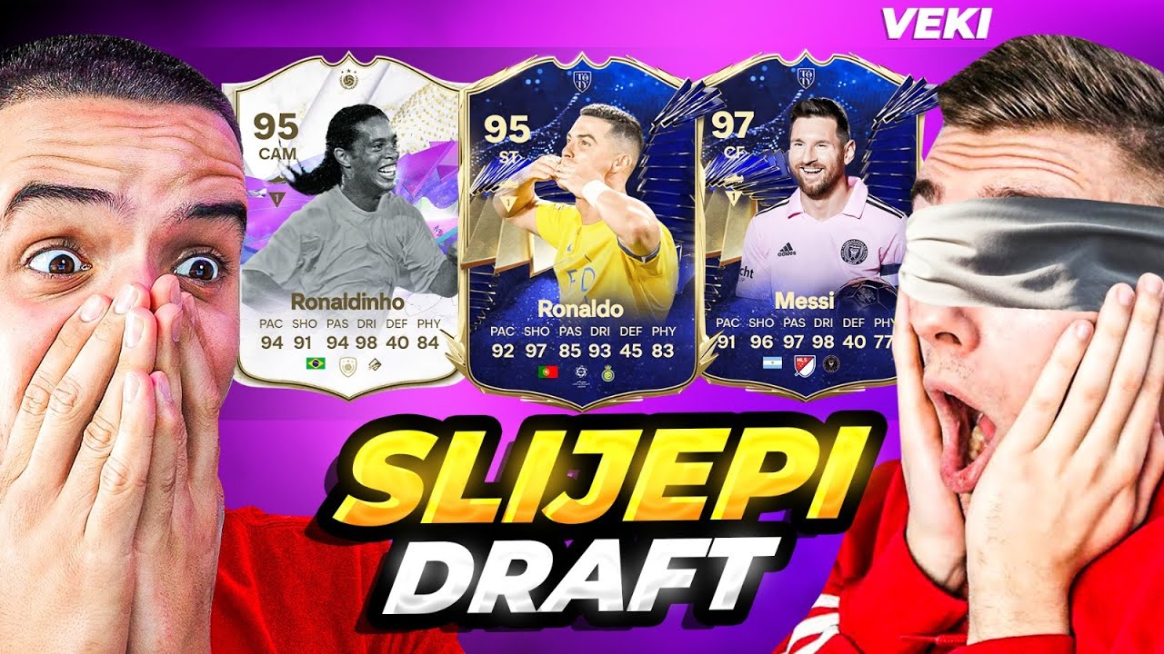OVO JE NAJBOLJI SLIJEPI DRAFT DO SADAI! FC24 FUT DRAFT - YouTube