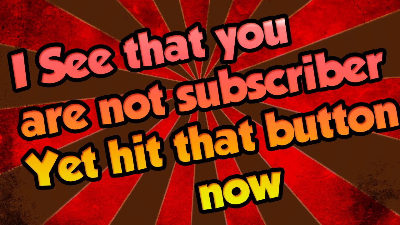 My Channel Trailer ( Remember to hit the Subscribe Button Now) - YouTube