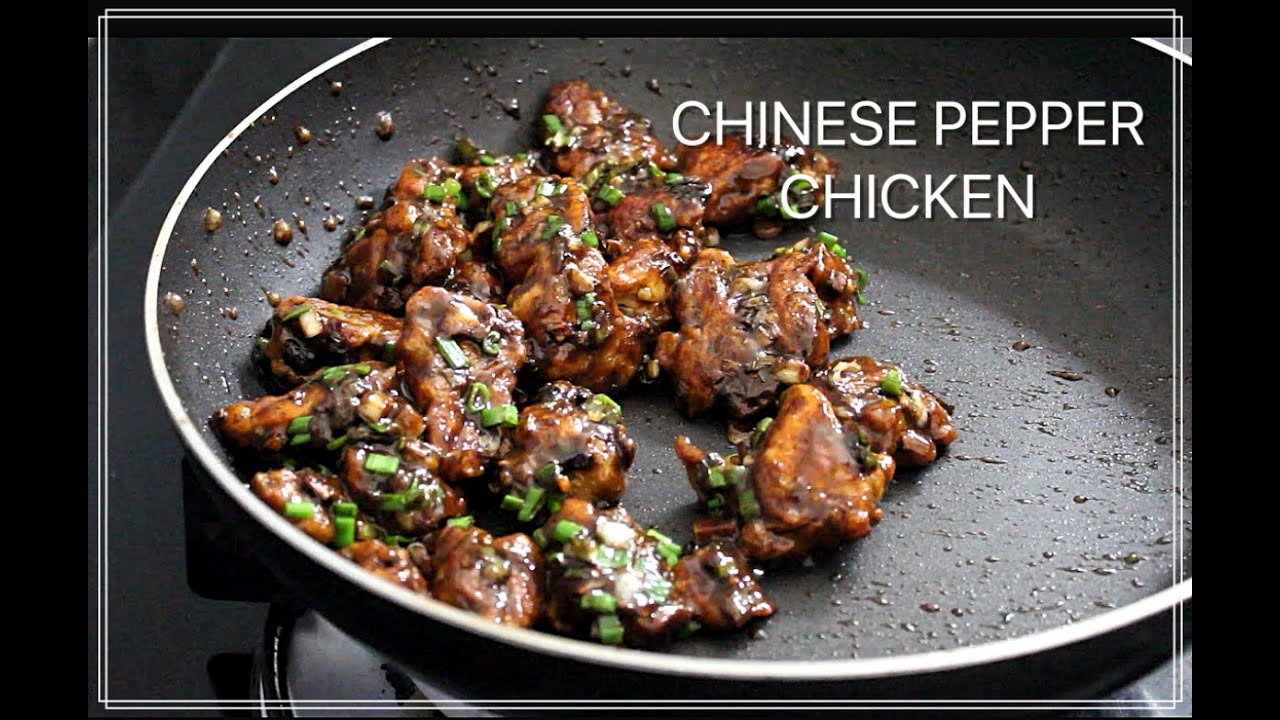 Pepper Chicken - Thalappakatti Version - Indo-Chinese Method - Indian ...