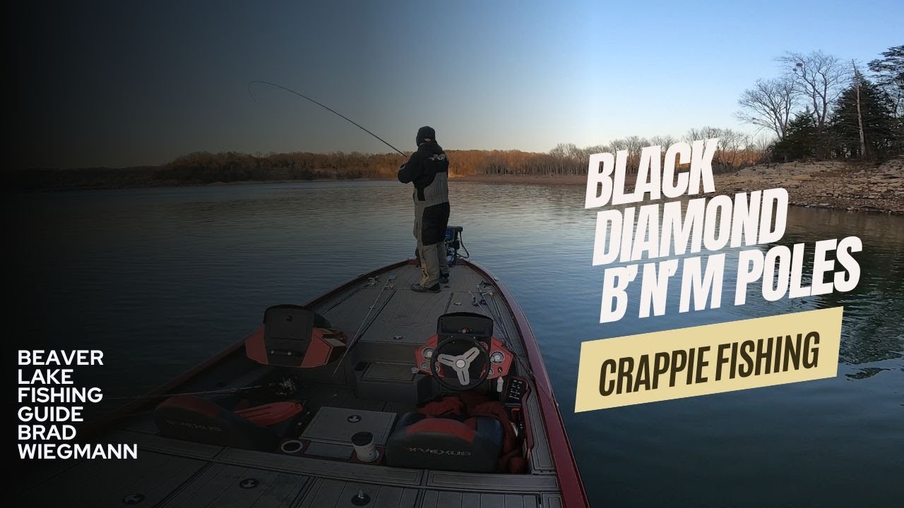 Crappie fishing the new 16- and 18-foot B'n'M Poles Black Diamond rods ...