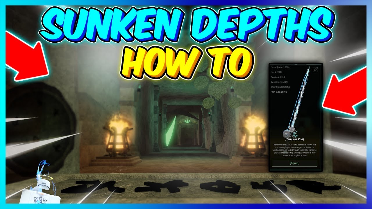 How To COMPLETE SUNKEN DEPTHS MAZE PUZZLE FAST! | Roblox Fisch (Unlock ...