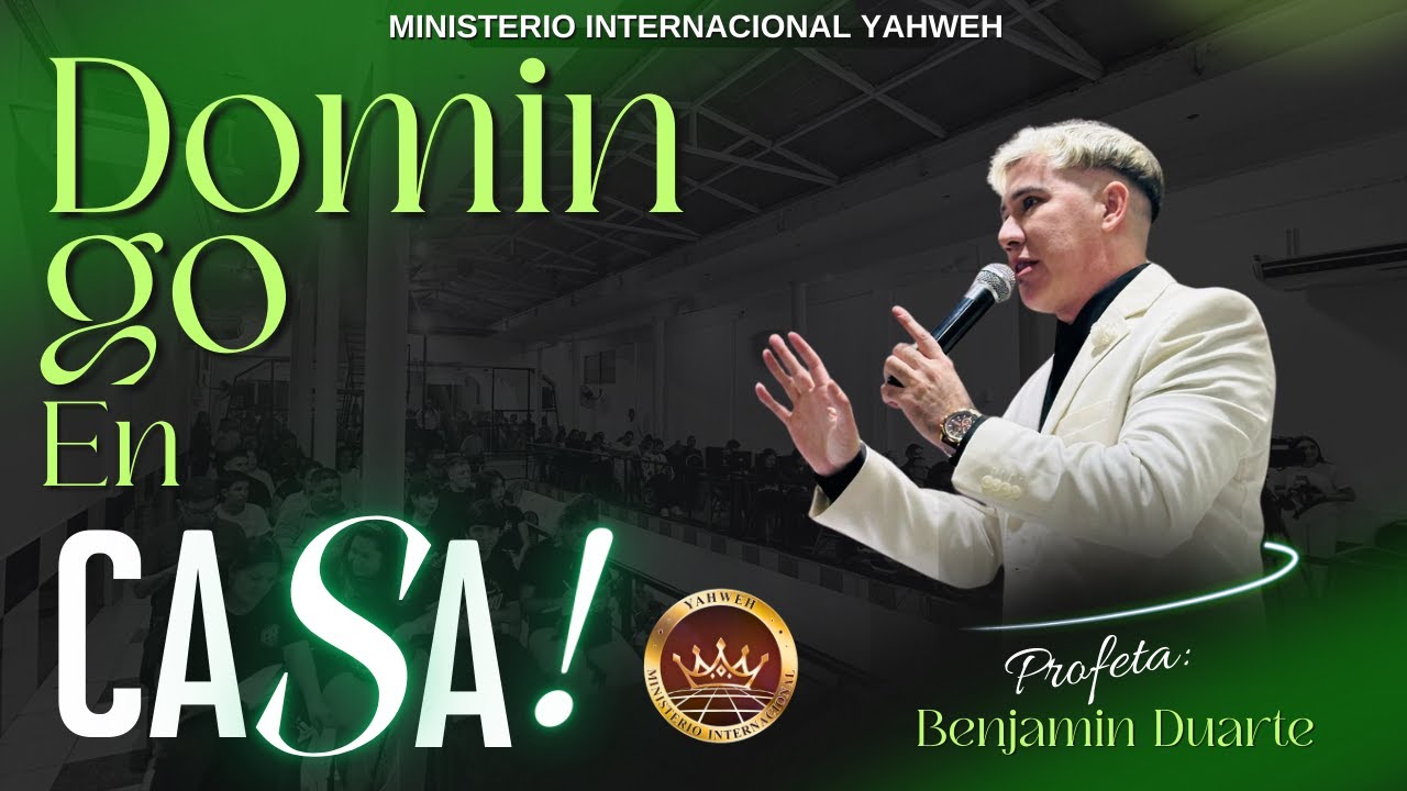 Domingo En Casa !! Profeta Benjamín Duarte - YouTube