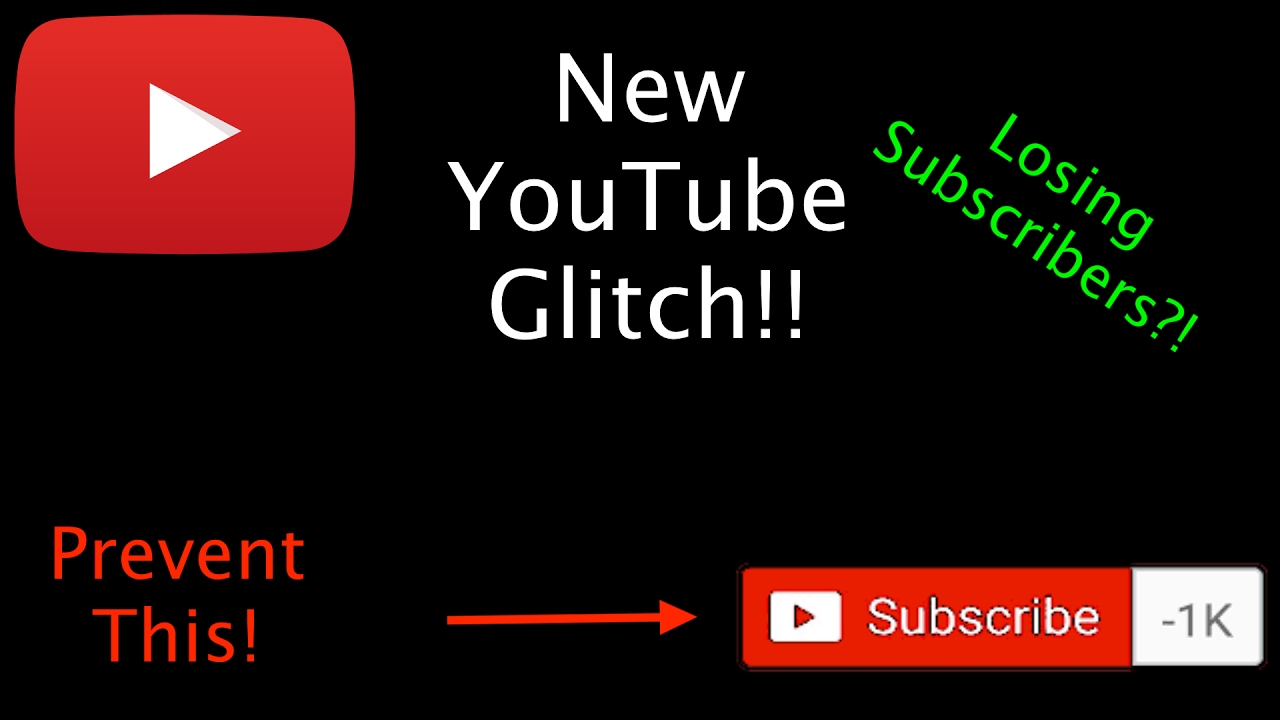 HOW TO PREVENT THE SUBSCRIBER GLITCH!! (SMALL CHANNELS) - YouTube