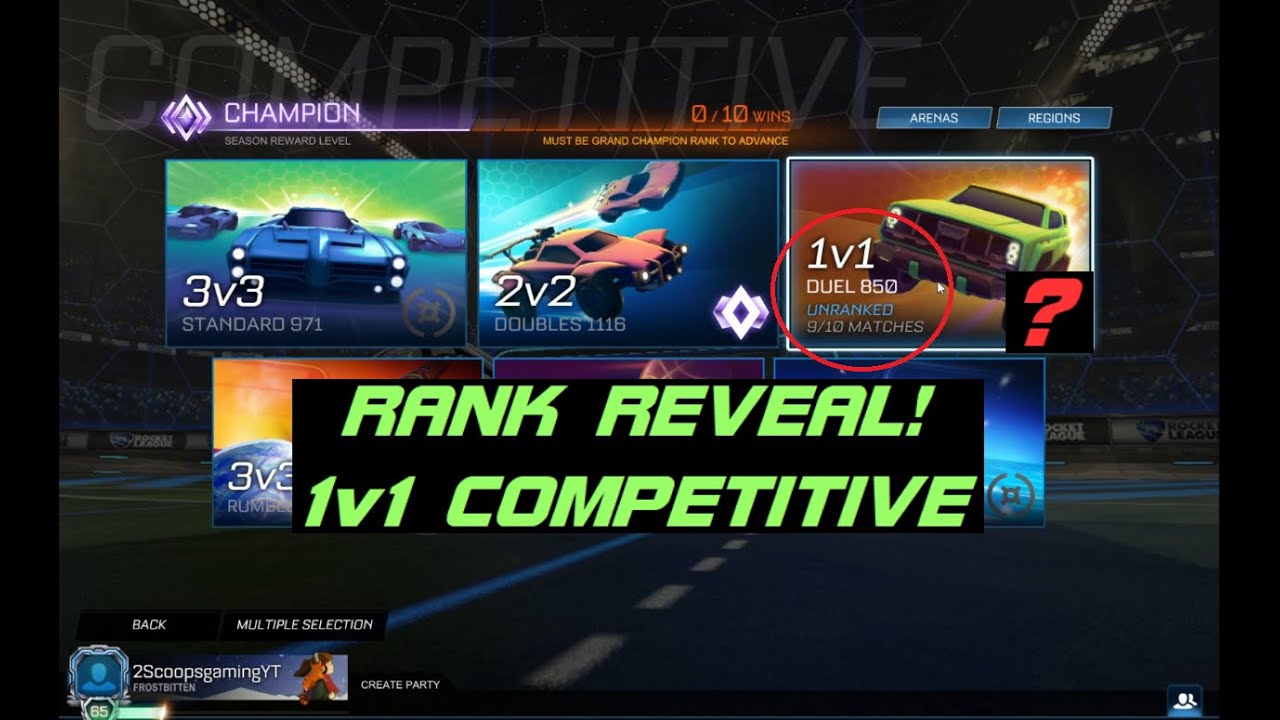 1v1 Series - Episode #4 - Season 13 - RANK REVEAL - Ranking Games Part ...