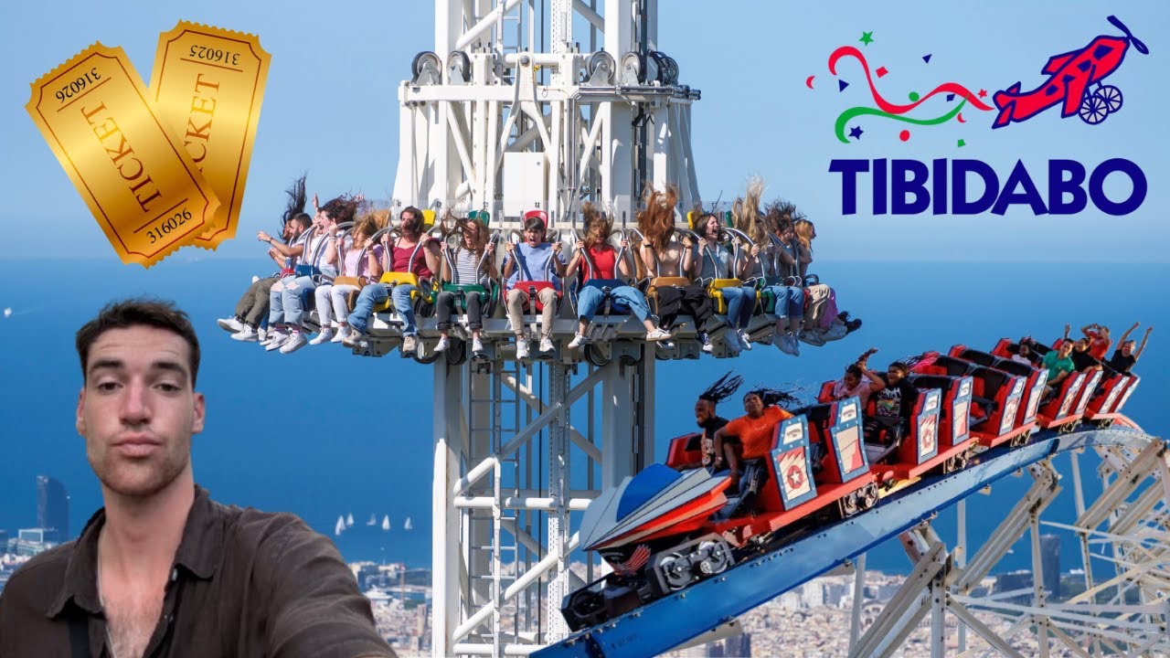 Panoramic Roller Coasters In Tibidabo Barcelona 🎢 - YouTube