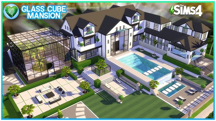 Modern Elegance Mansion No Cc Sims 4 Speed Build