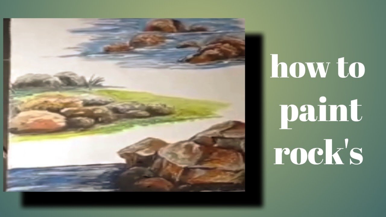 how to paint rocks (beginners guide) @toysarttutorial #acrylicpaintng # ...