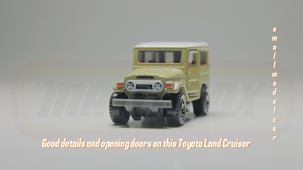 MATCHBOX LAND CRUISER FJ40 WITH OPENING DOORS - YouTube