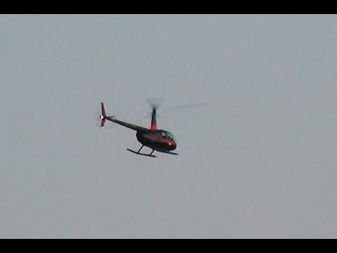 Robinson R44 Helicopter Fly By - YouTube