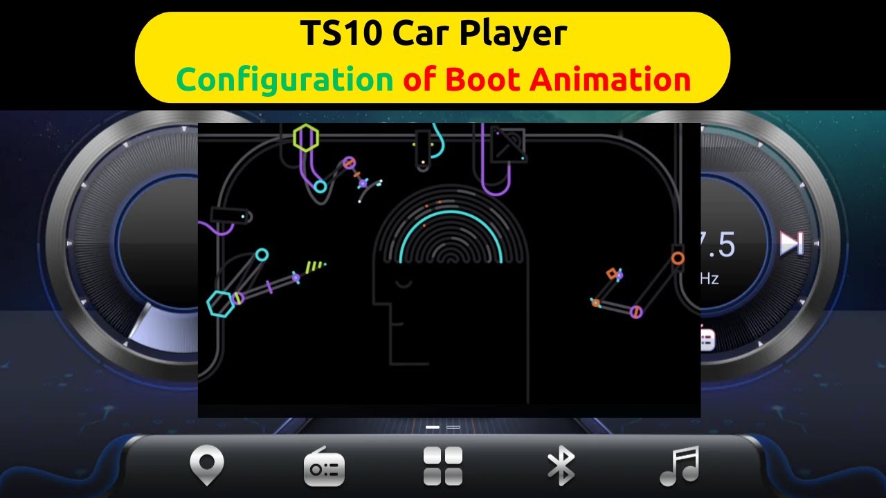 TS10 Car Player | Configuration of Boot Animation. - YouTube