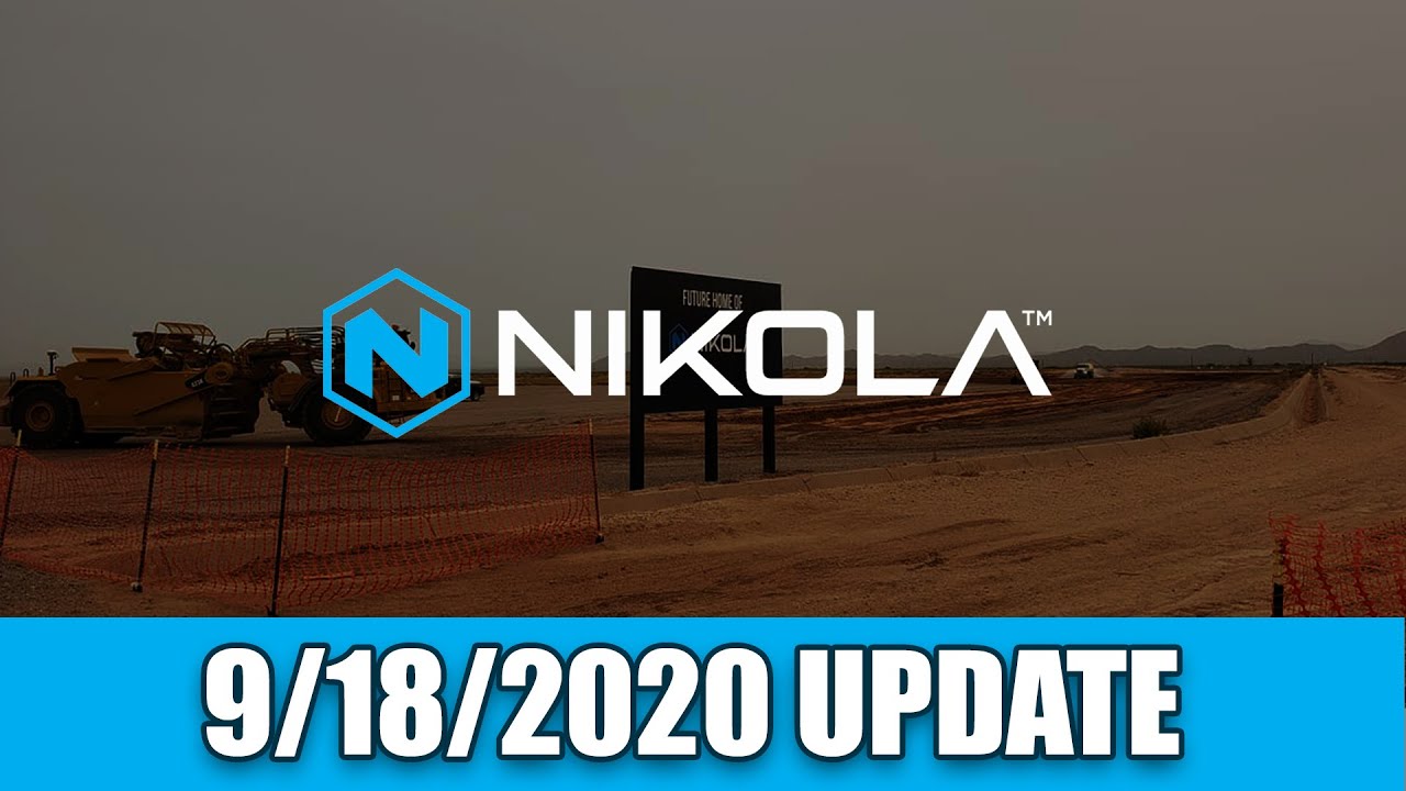 Nikola Semi Factory Construction Site Update - September 18, 2020 - YouTube