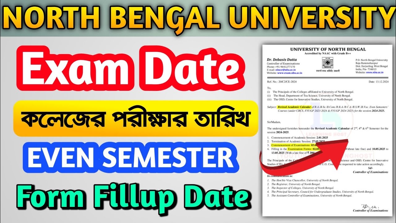 #NBU EXAM Form Fillup & Exam Update - YouTube