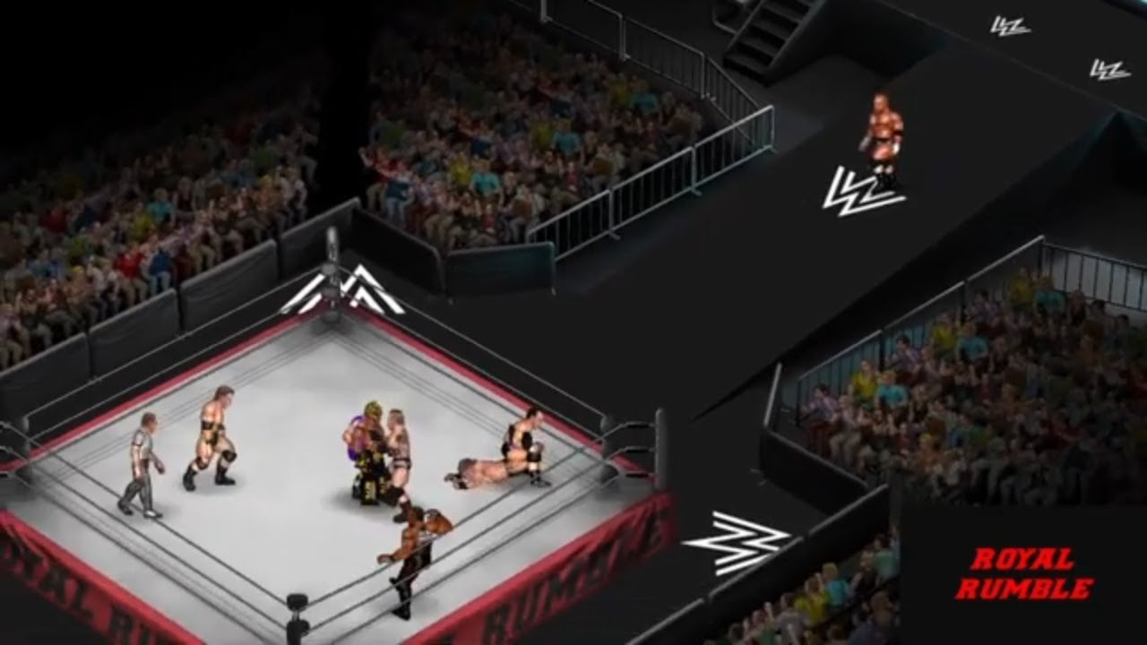 Gotta watch out for that Damn RKO! Legends Royal Rumble - YouTube