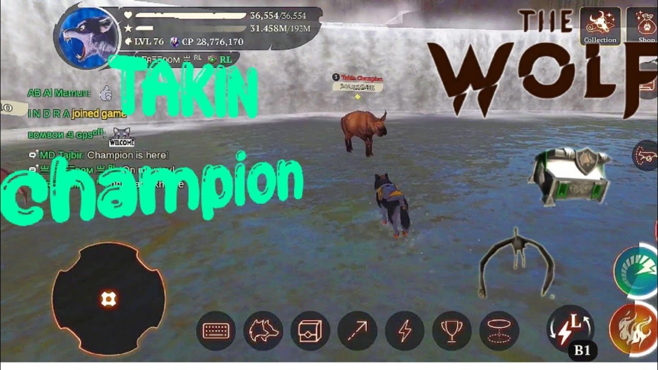 The Wolf - Takin Champ in Jade Pillars map ️🏆🔥 || The Wolf Online ...
