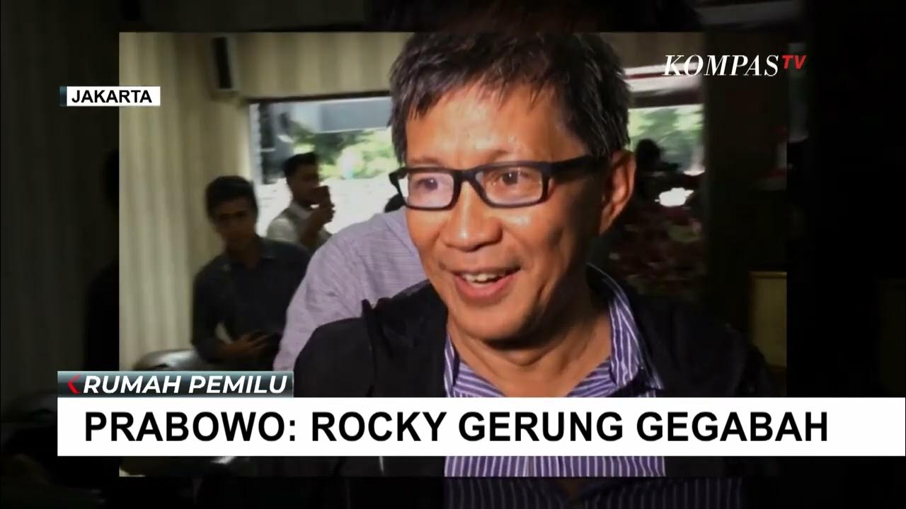 Soal Kritikan Jokowi, Prabowo: Rocky Gerung Gegabah - YouTube