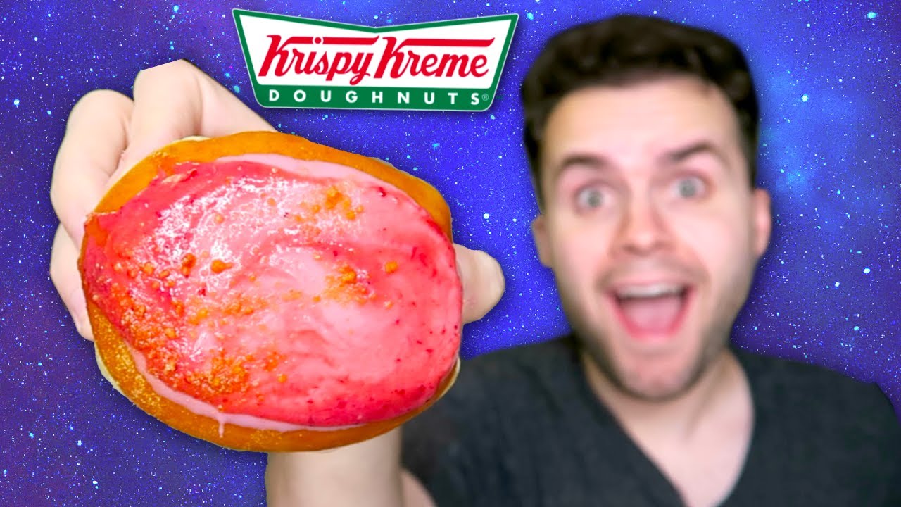 Krispy Kreme's NEW Supermoon Donut REVIEW! - YouTube