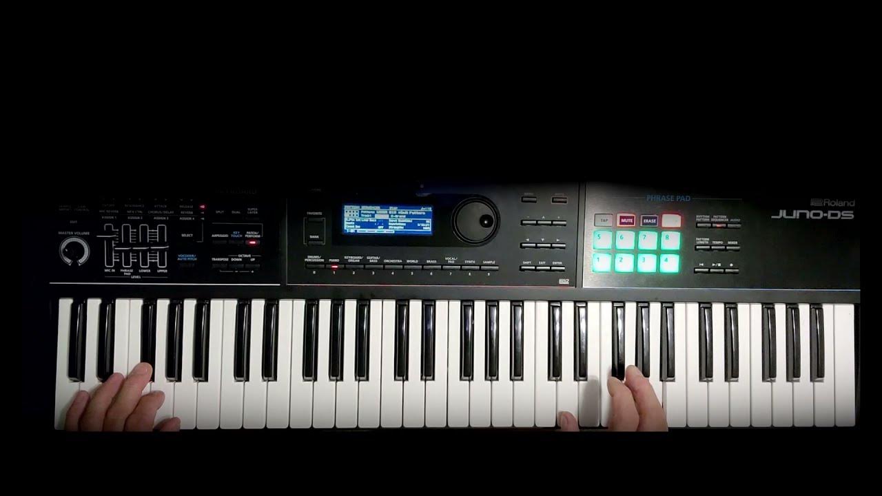PART 2 - Roland Juno DS Looping in Pattern Sequencer. Create a Song with Background Music Tracks ...
