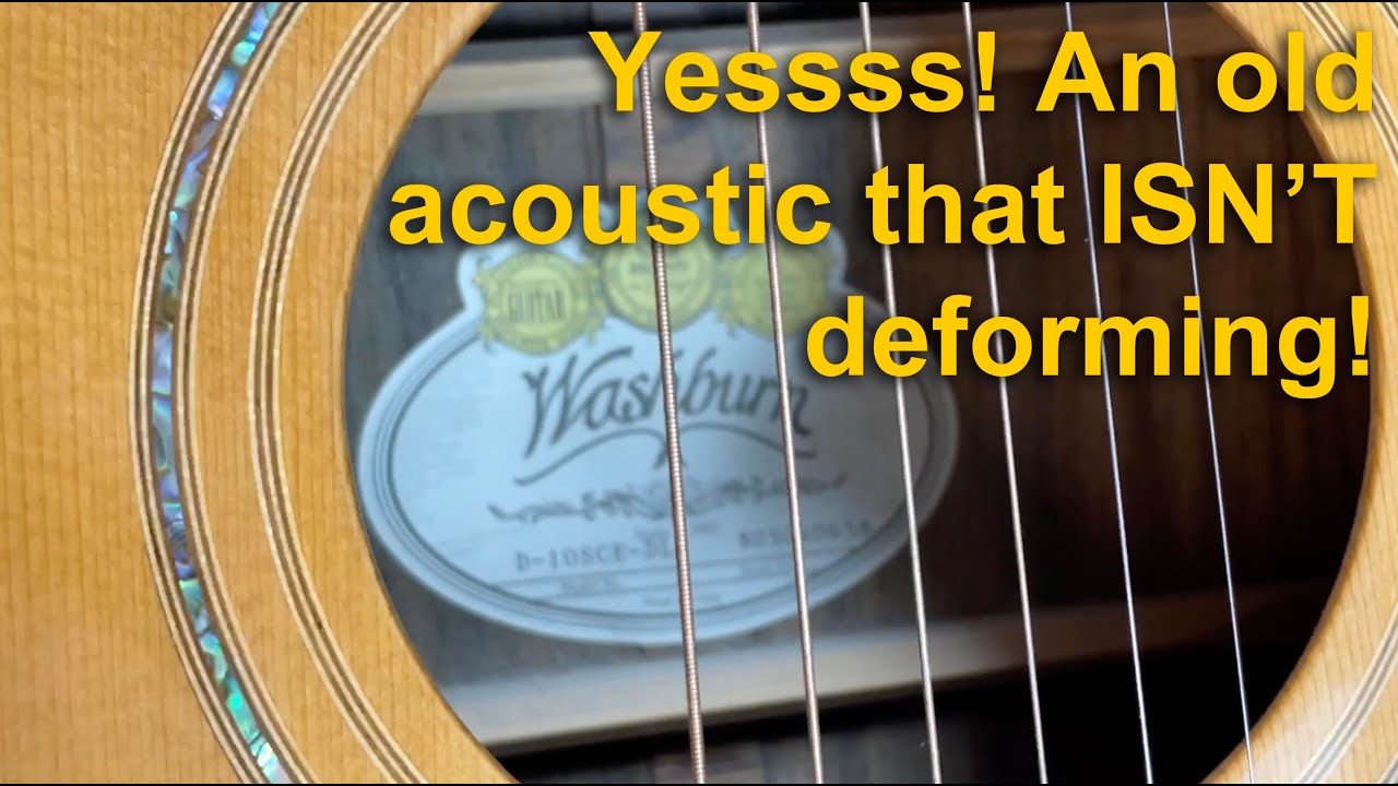 Washburn acoustic set up - YouTube